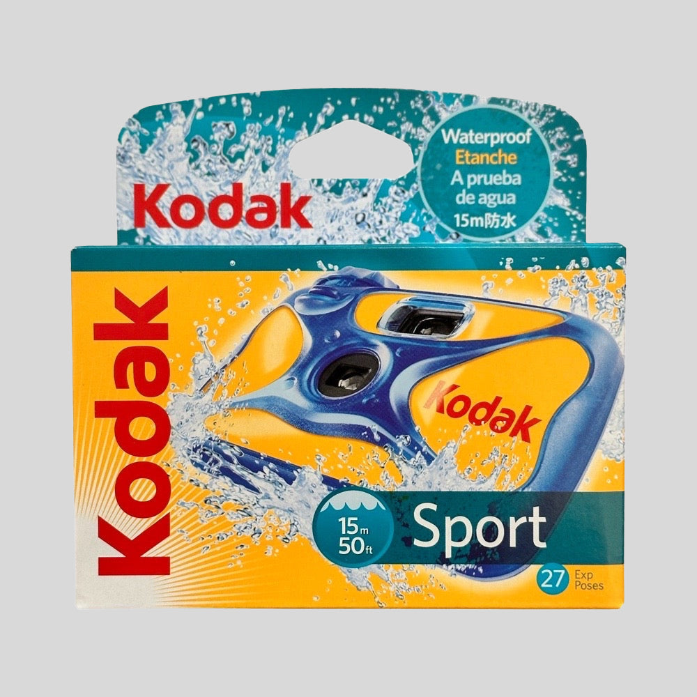 Kodak Sport Waterproof 35mm Single Use Camera (27 Exp) – Camera Film Photo Limited #ENJOYFILM