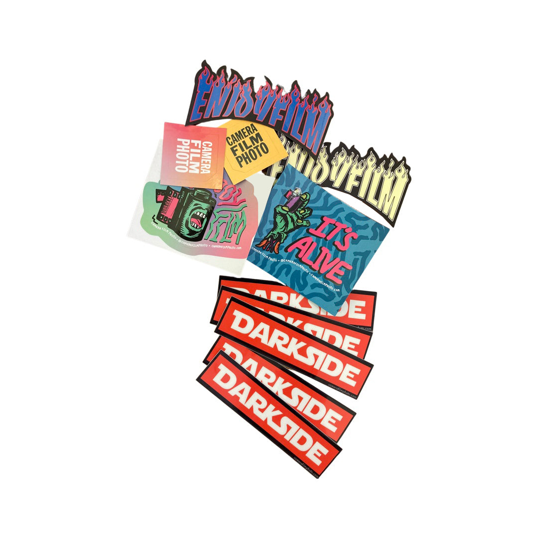 Glow in the Dark "Darkside" Sticker Pack – Camera Film Photo Limited # ...